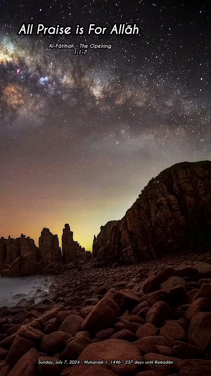 [Allah's Quran, Surah:] 1—AlFaatihah • Sun, July 7, 2024 | Scrolller