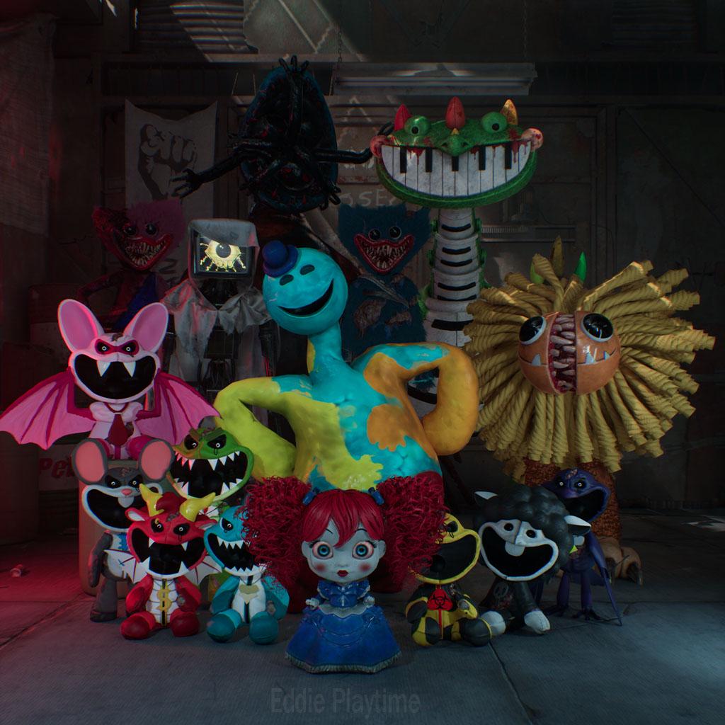 Poppy Playtime Chapter 4 - All Monsters | Scrolller