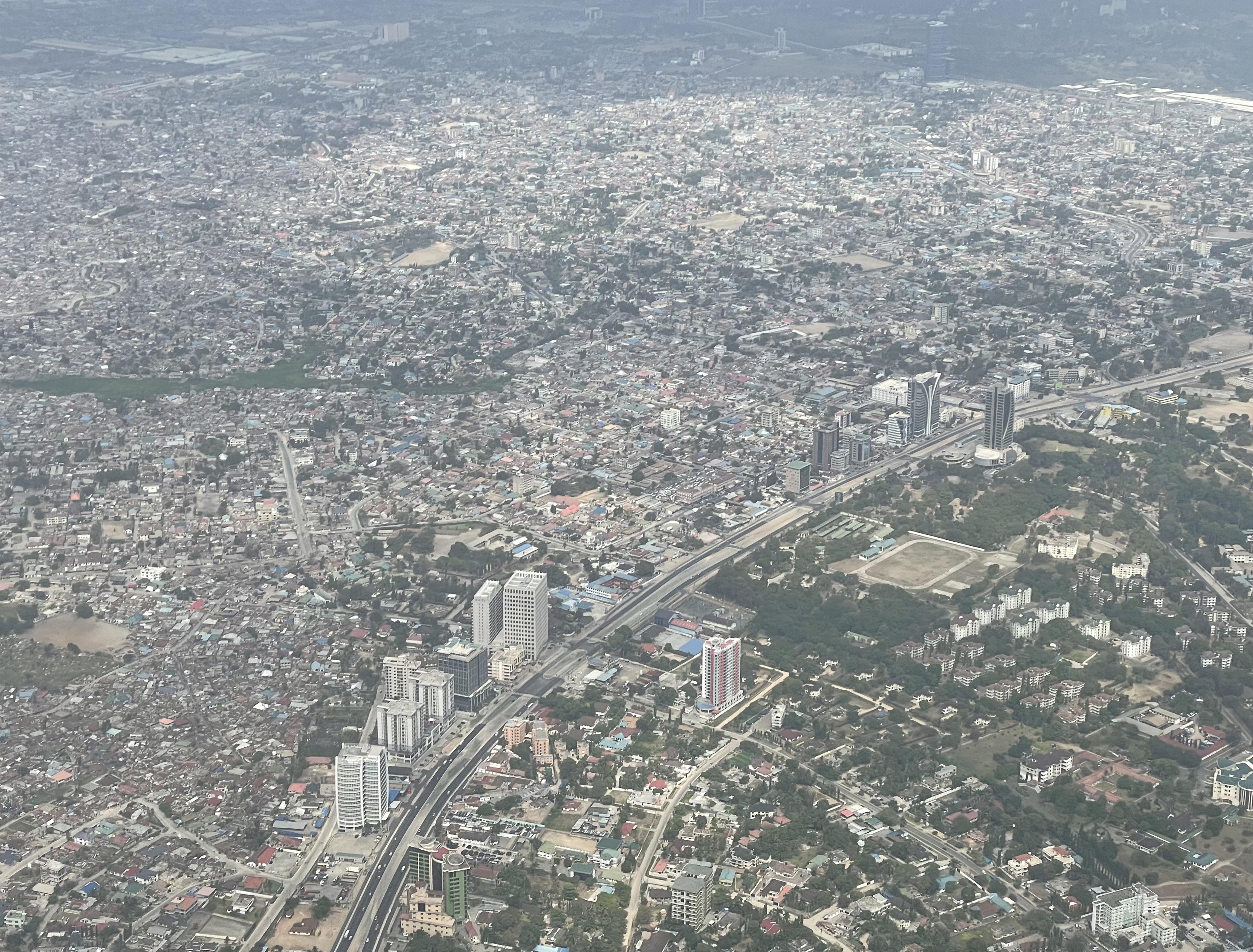 Aerial view of Dar es Salaam | Scrolller