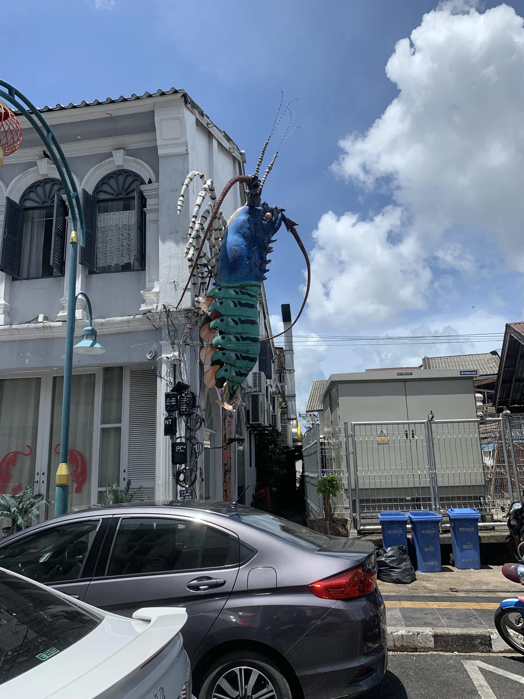 Lobster sculpture in Phuket, Thailand | Scrolller