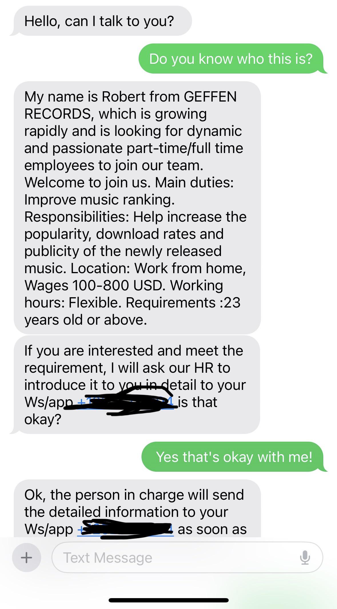 Hi! Is this a scam? | Scrolller