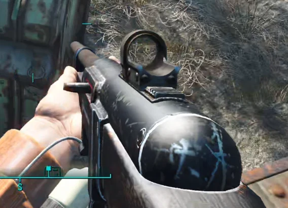 [Fallout 76] What are these Chinese characters on the Enclave skin for the combat rifle? | Scrolller