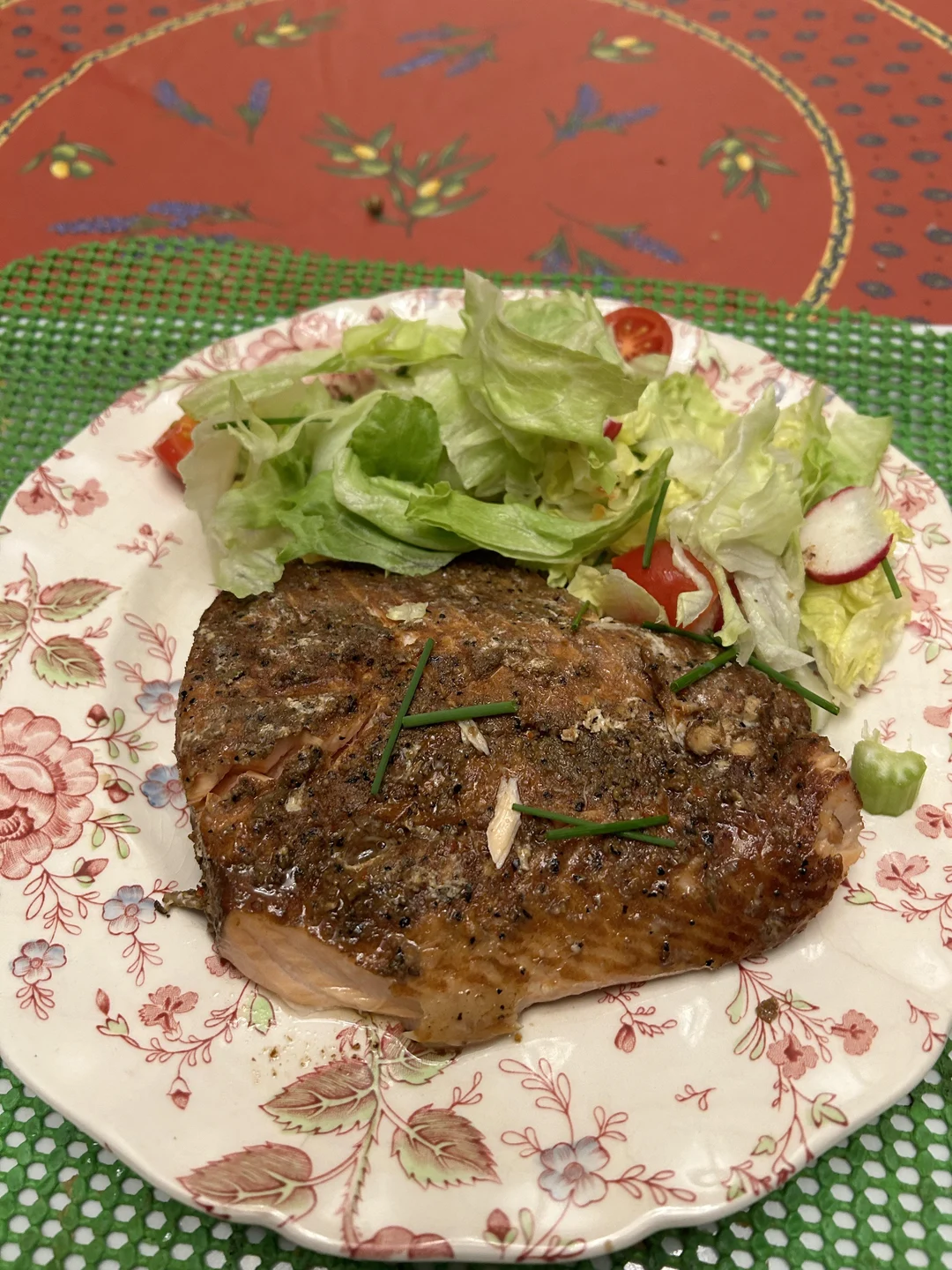 Grilled bourbon salmon. | Scrolller