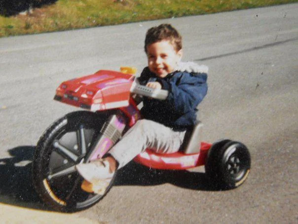 Me on my M.A.S.K Power Cycle circa 1986 | Scrolller