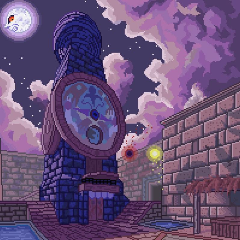 [MM] [OC] Clock Tower Pixel Art | Scrolller