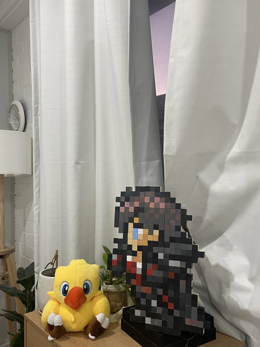 I made the Clive sprite icon out of wooden blocks! | Scrolller