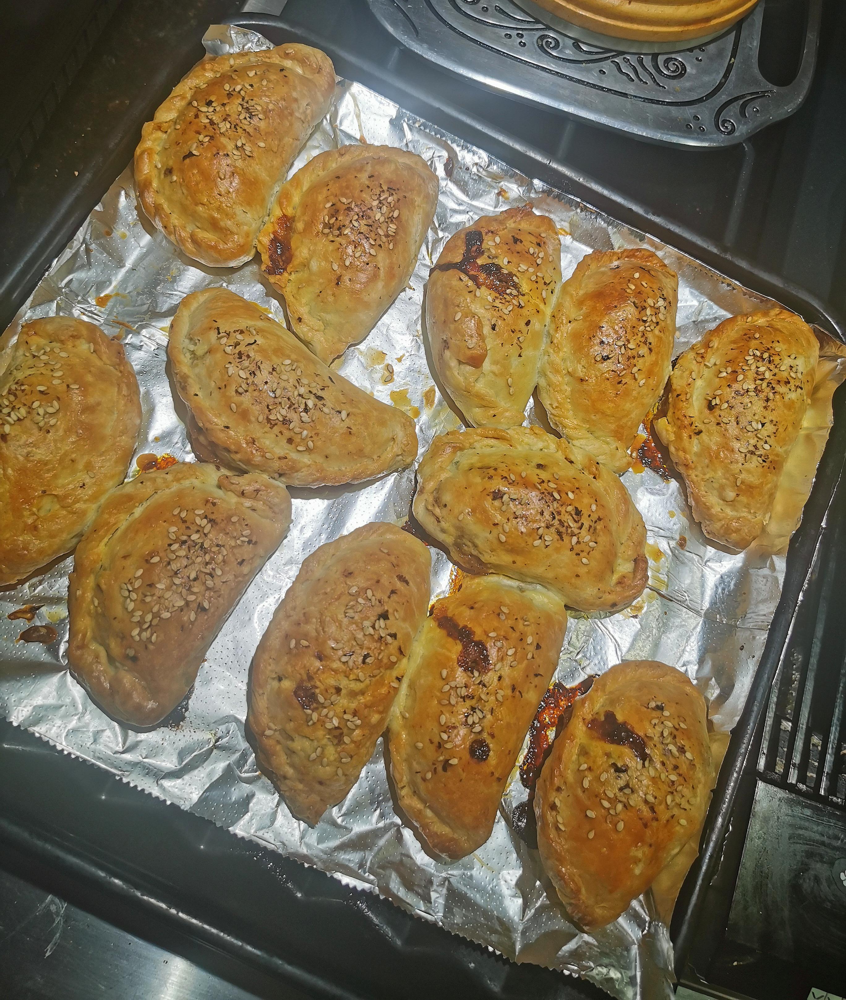 Discover more like Breadit: Flaky beef and cheese empanada. Dough is just as buttery as I'd like ...