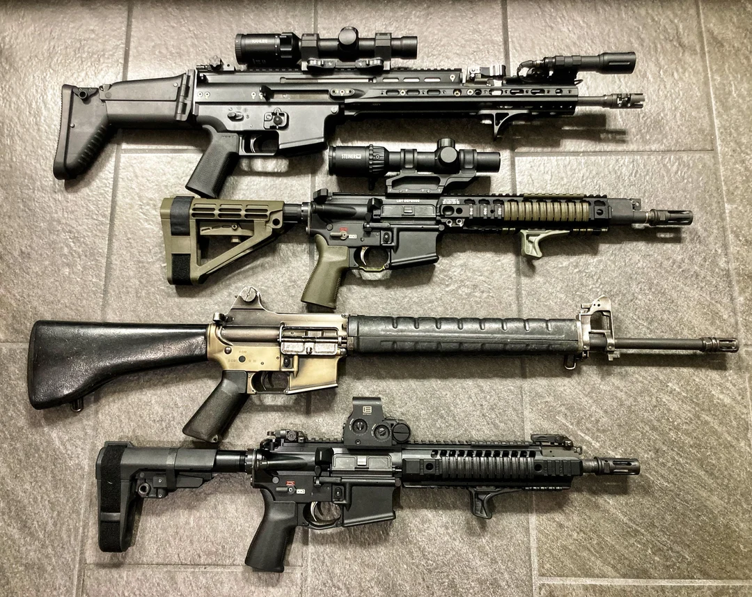 Nerding out with some of my piston guns | Scrolller