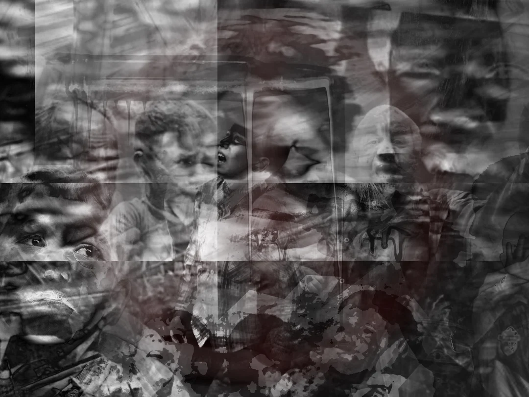 Crying Eyes, Keyyyser, photo manipulation, 2022 | Scrolller