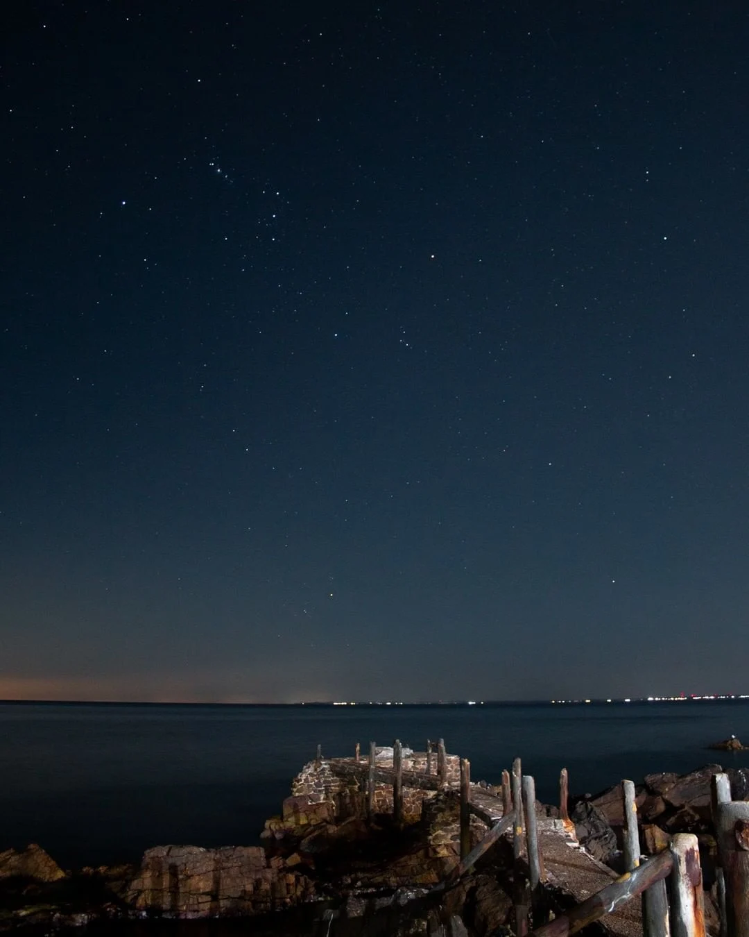 Orion constellation from 'pesquero' of Piriapolis, Uruguay | Scrolller