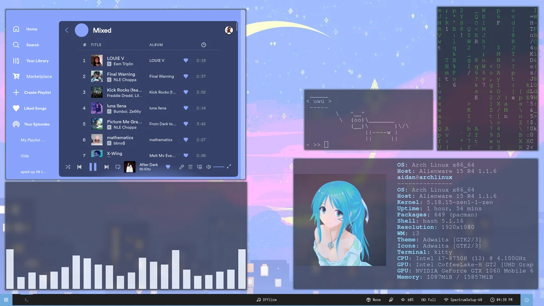 [i3] got bored so I installed arch on my laptop | Scrolller