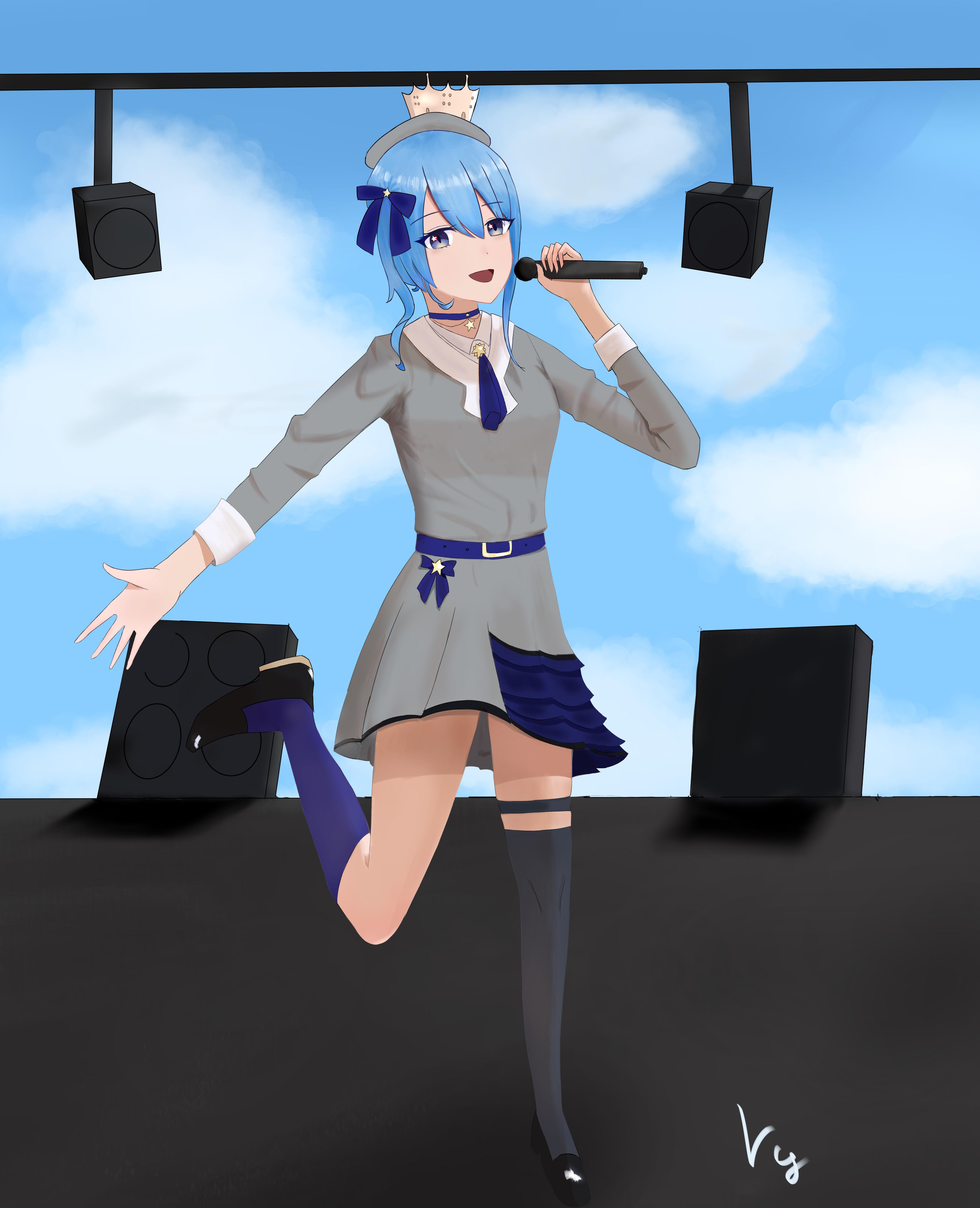 Hoshimachi Suisei by me | Scrolller