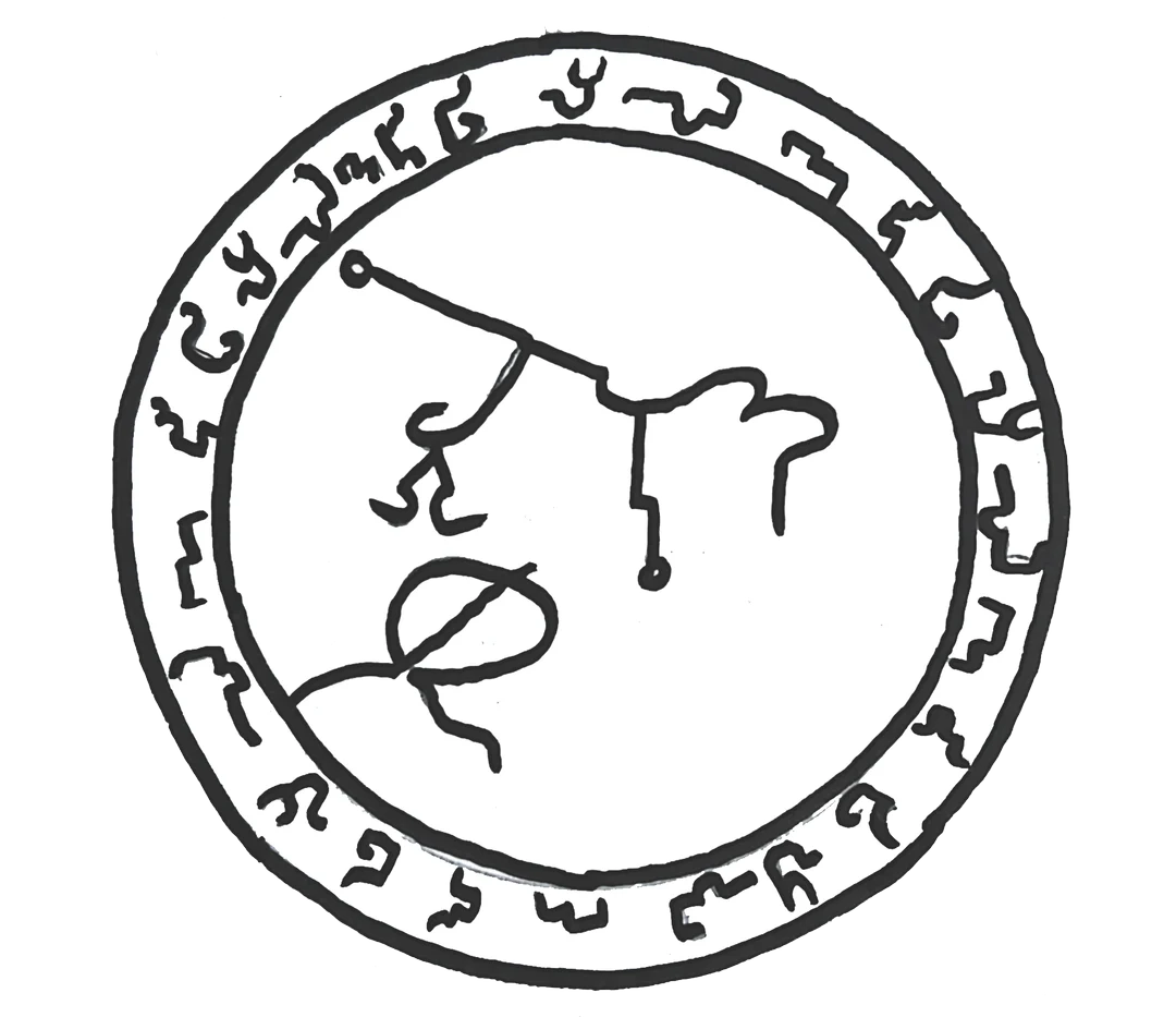 The Sigil channeling that started it all - A Grimorium Verum Style Sigil of Azazel | Scrolller