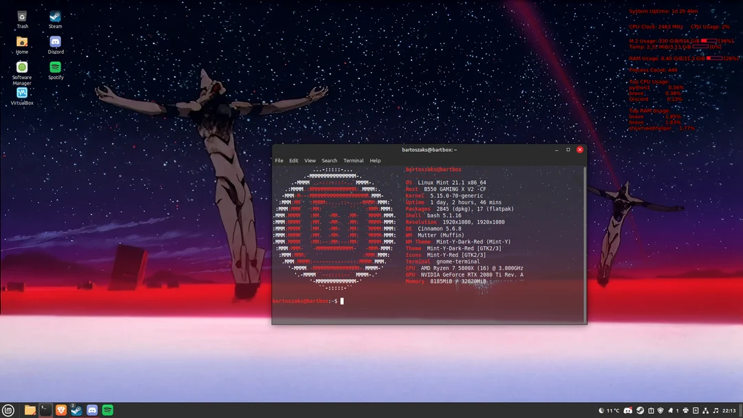 [Cinnamon] I'm pretty new to Linux and only just switched to Mint 2 days ago, this is my first ...