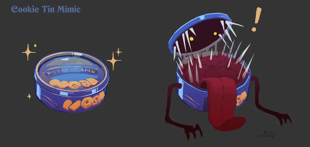 Cookie Tin Mimic by Anh Dang | Scrolller