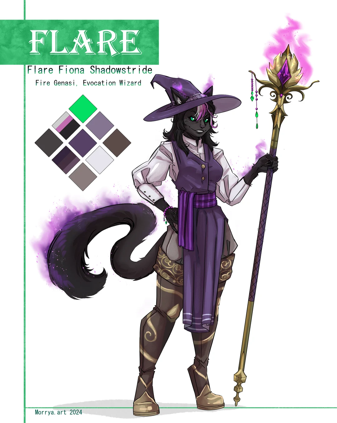 Character sheet for Flare the fire....Genasi? | Scrolller