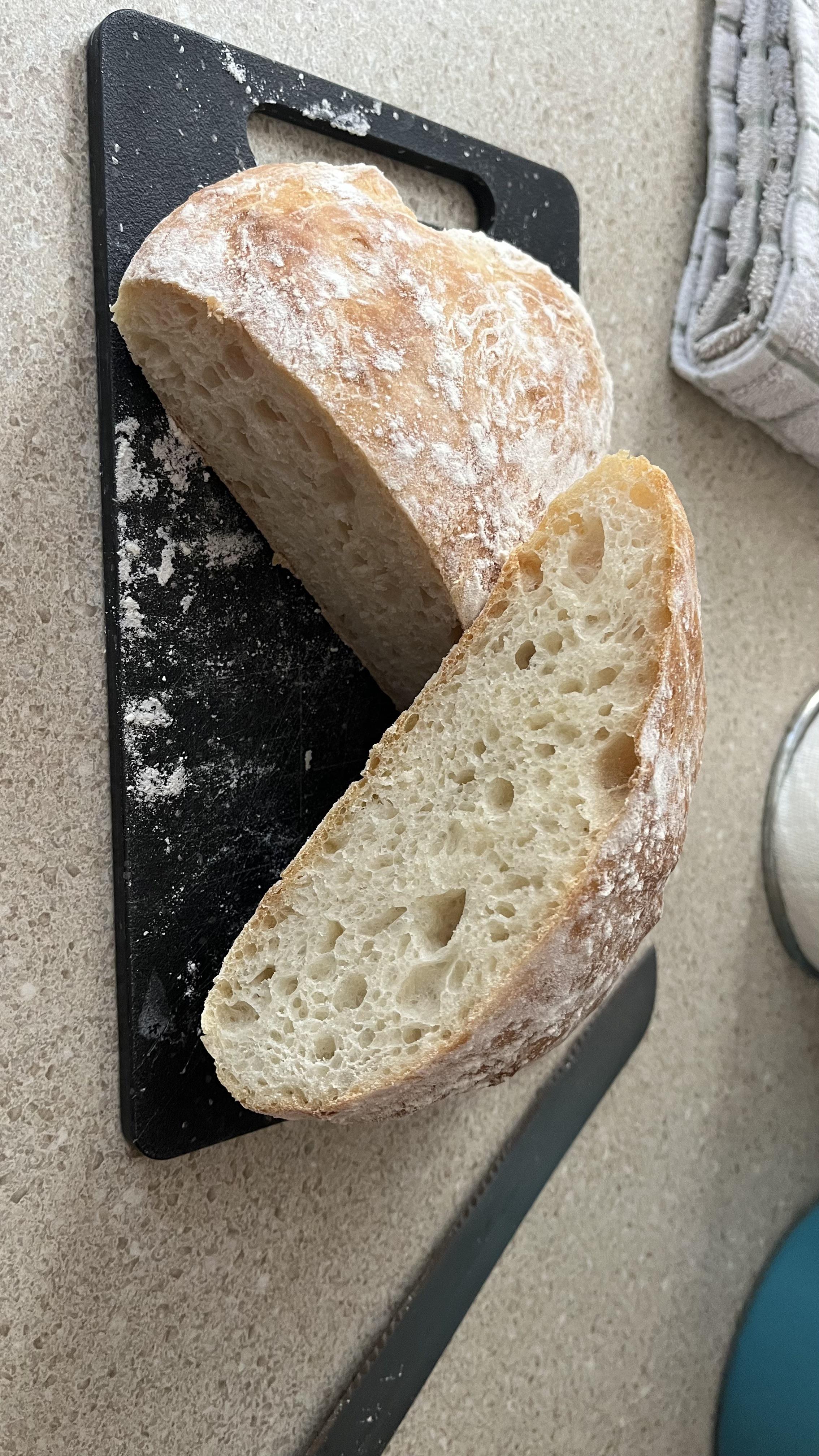 My most recent attempt At Ciabatta | Scrolller