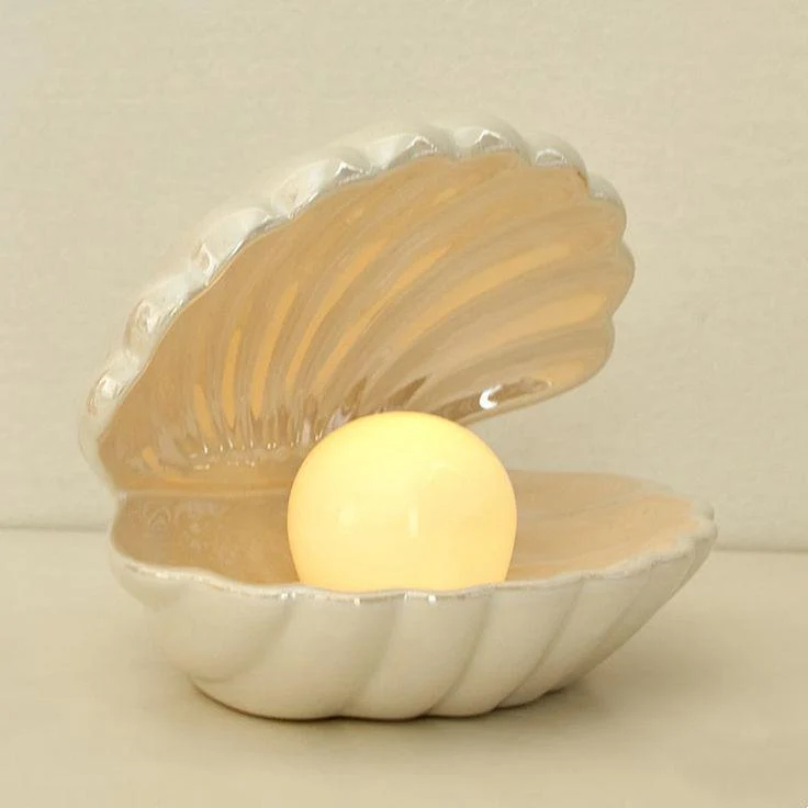White Seashell And Pearl Light | Scrolller