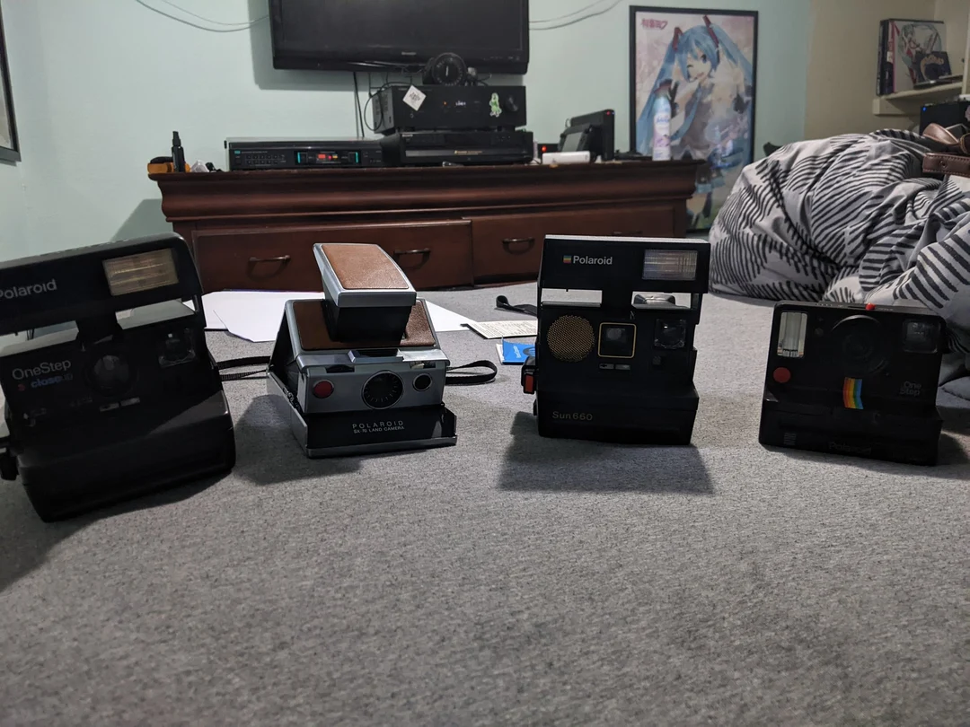 My fleet of polaroids! | Scrolller