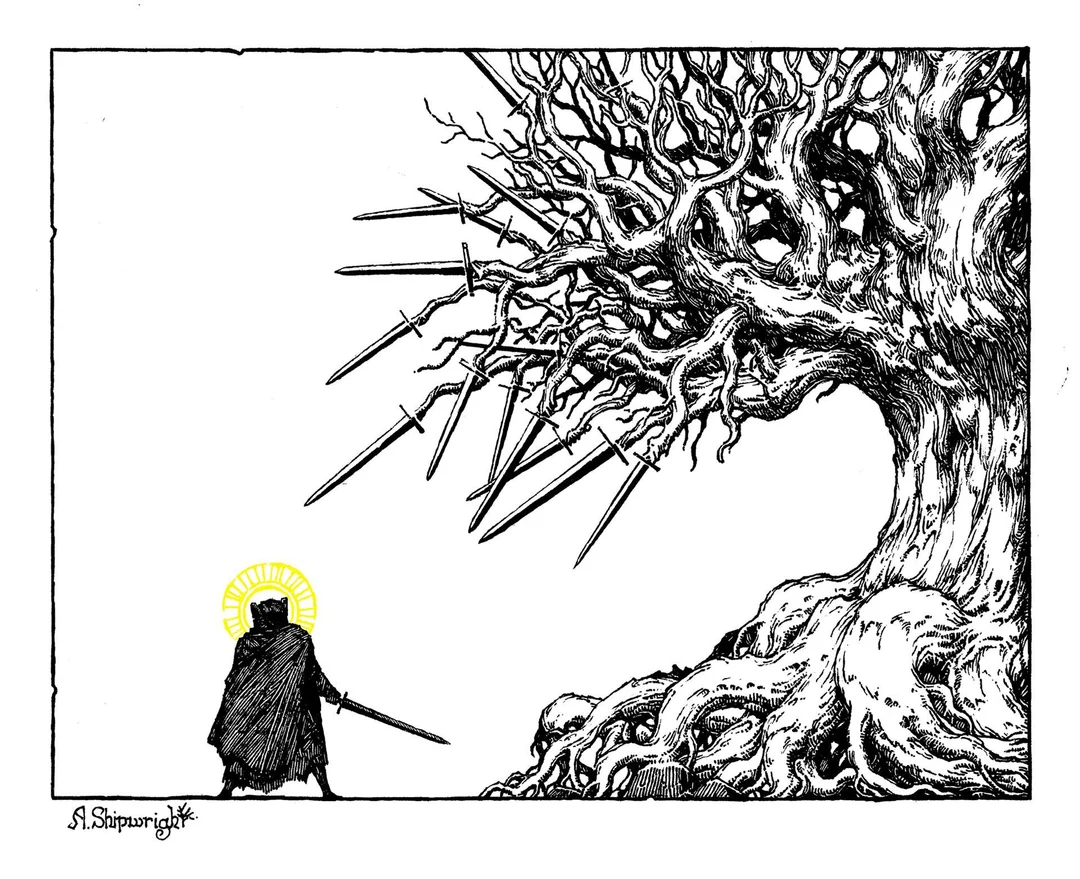 Cutting Tree by A. Shipwright | Scrolller