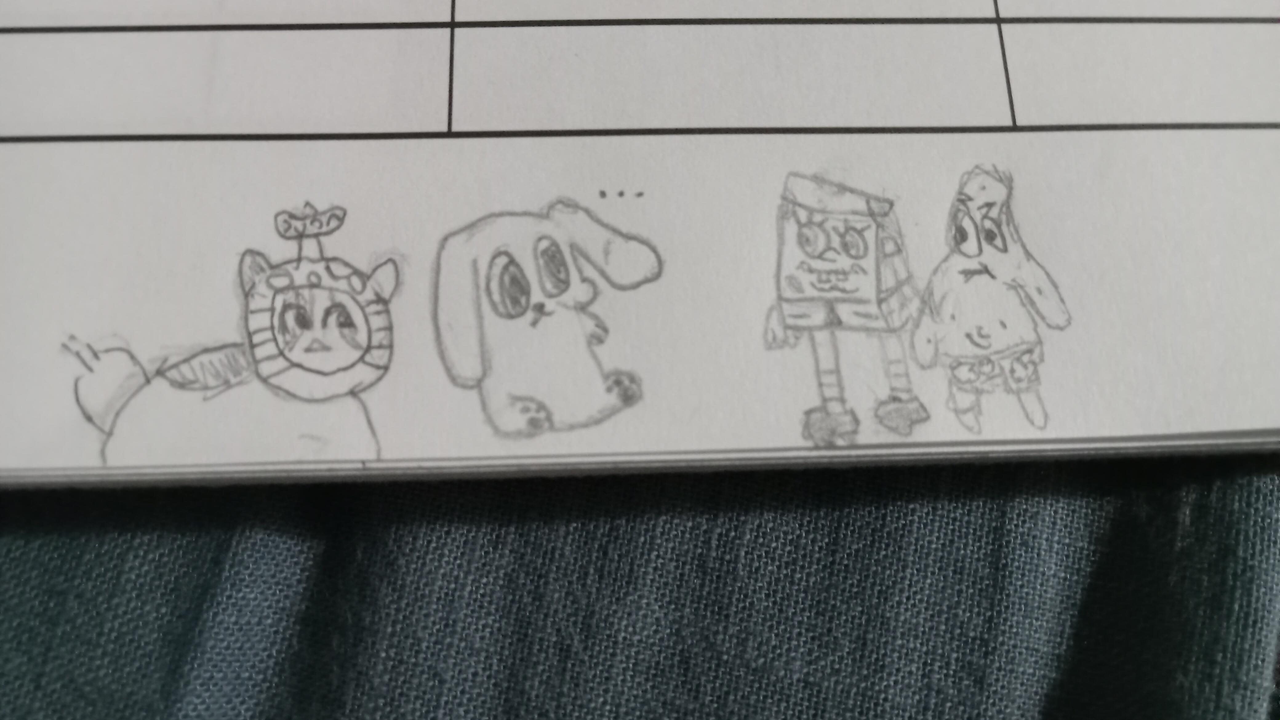 Chee and Chikn meet SpongeBob and Patrick | Scrolller