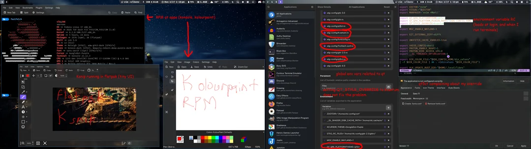 [i3] Help with flatpak QT theming greatly appreciated | Scrolller