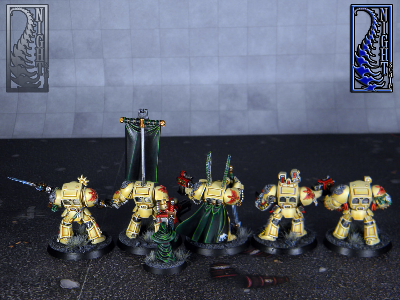 The Dark Angels Deathwing Command Squad. | Scrolller