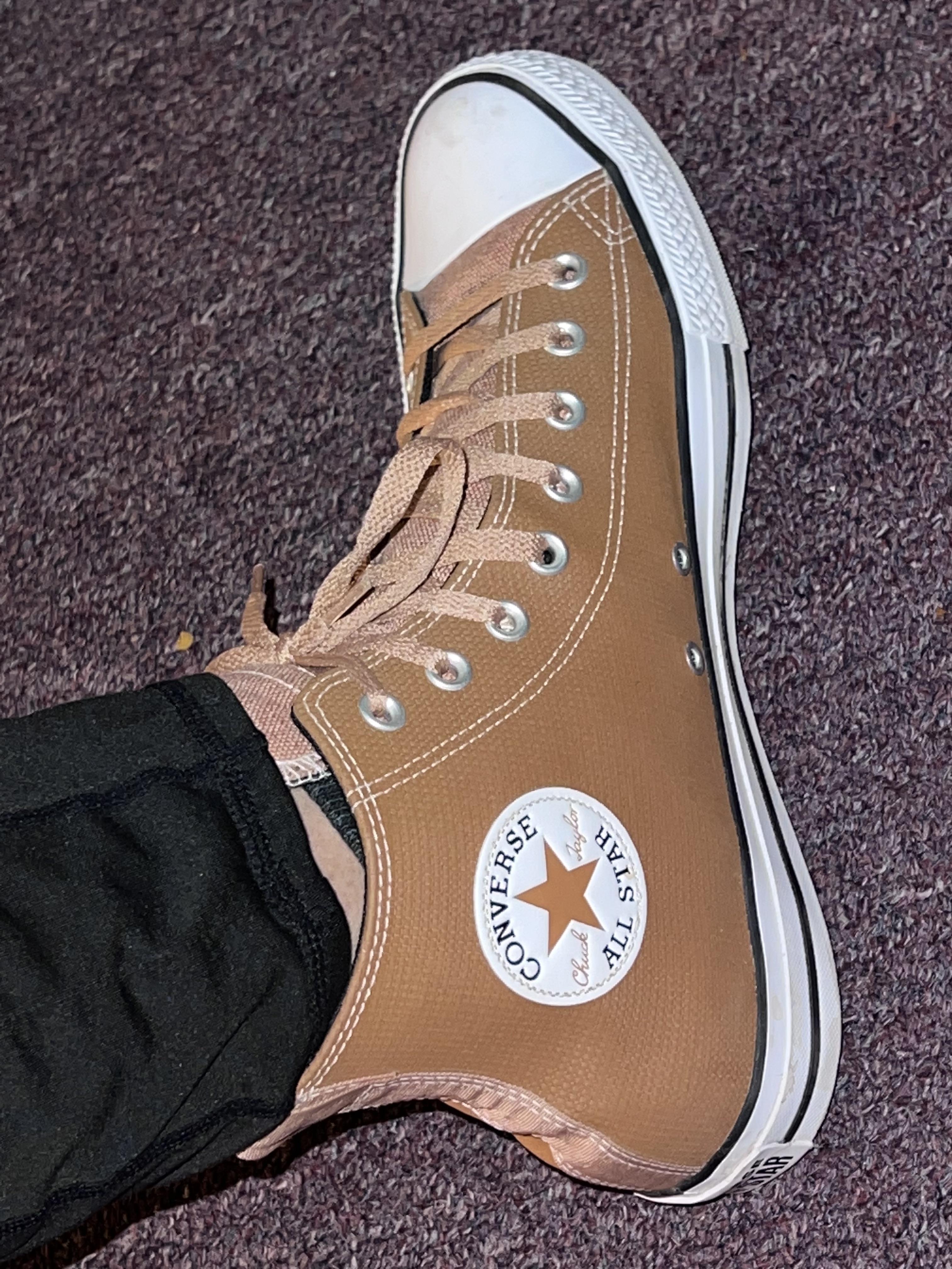 Tec Tuff Leather Tawny Owl Chuck Taylor All Stars | Scrolller