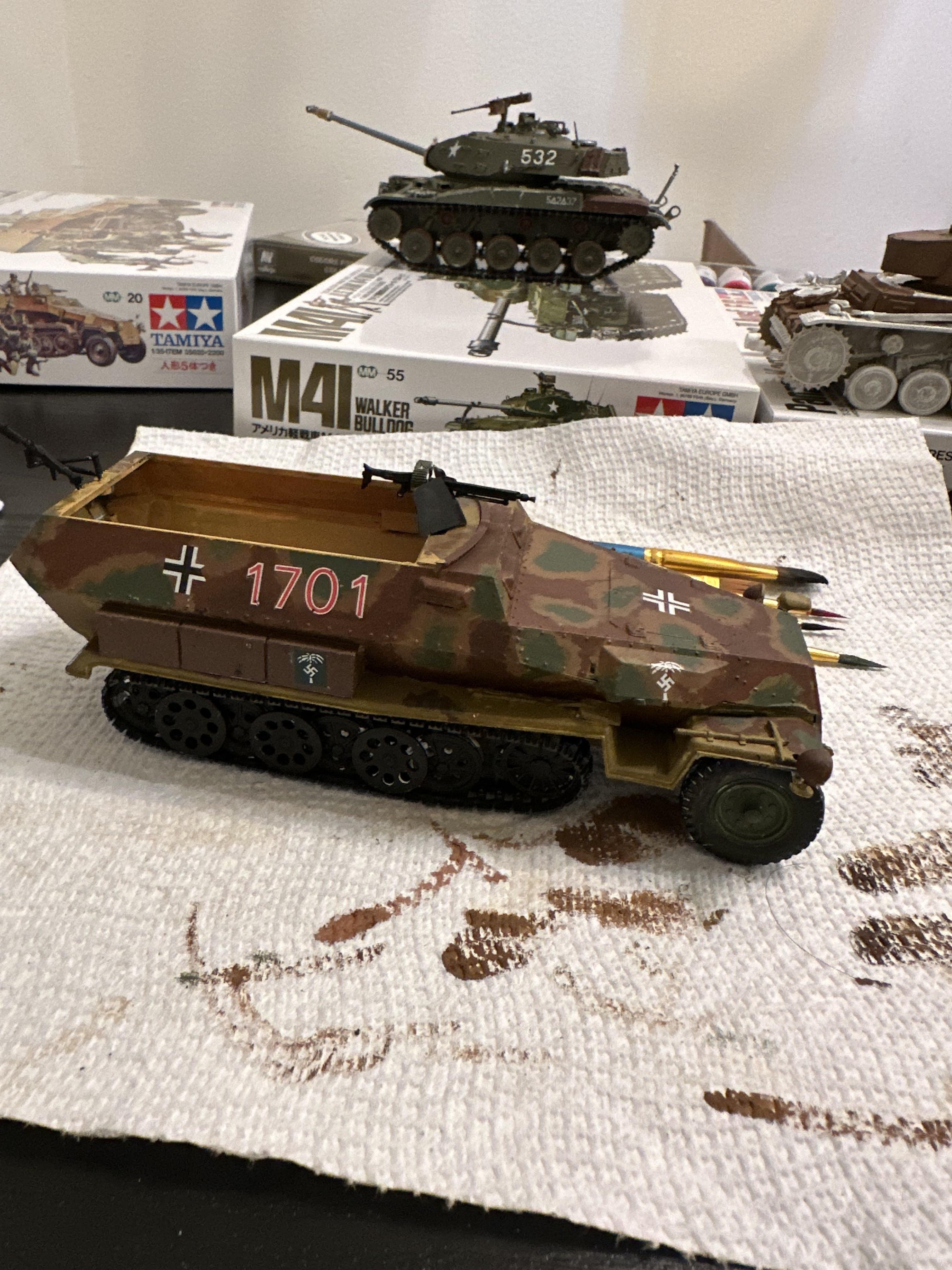 Finally finished the Tamiya 1/35 German hanomag kit | Scrolller