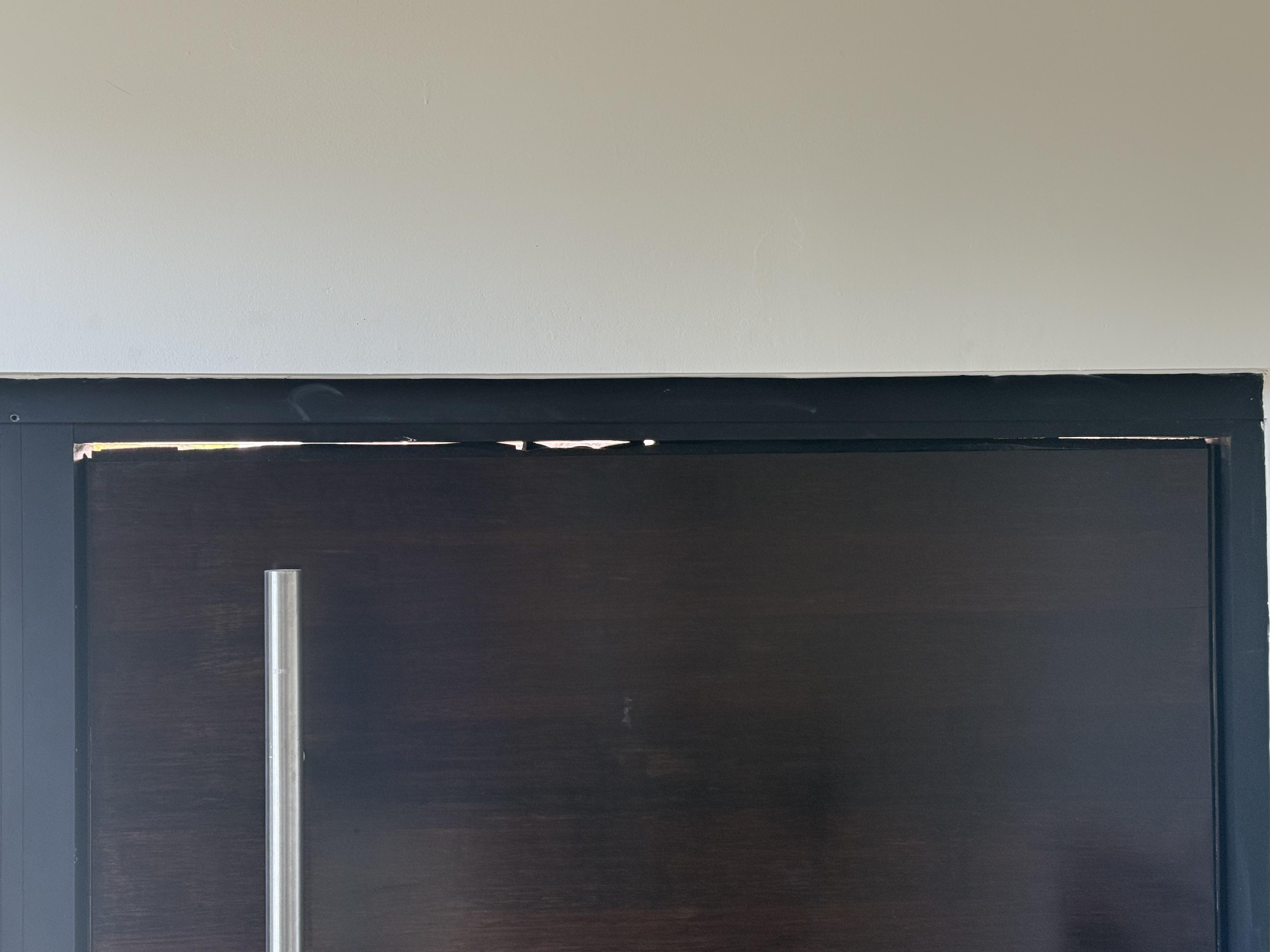 Best way to cover these gaps in swivel door? | Scrolller