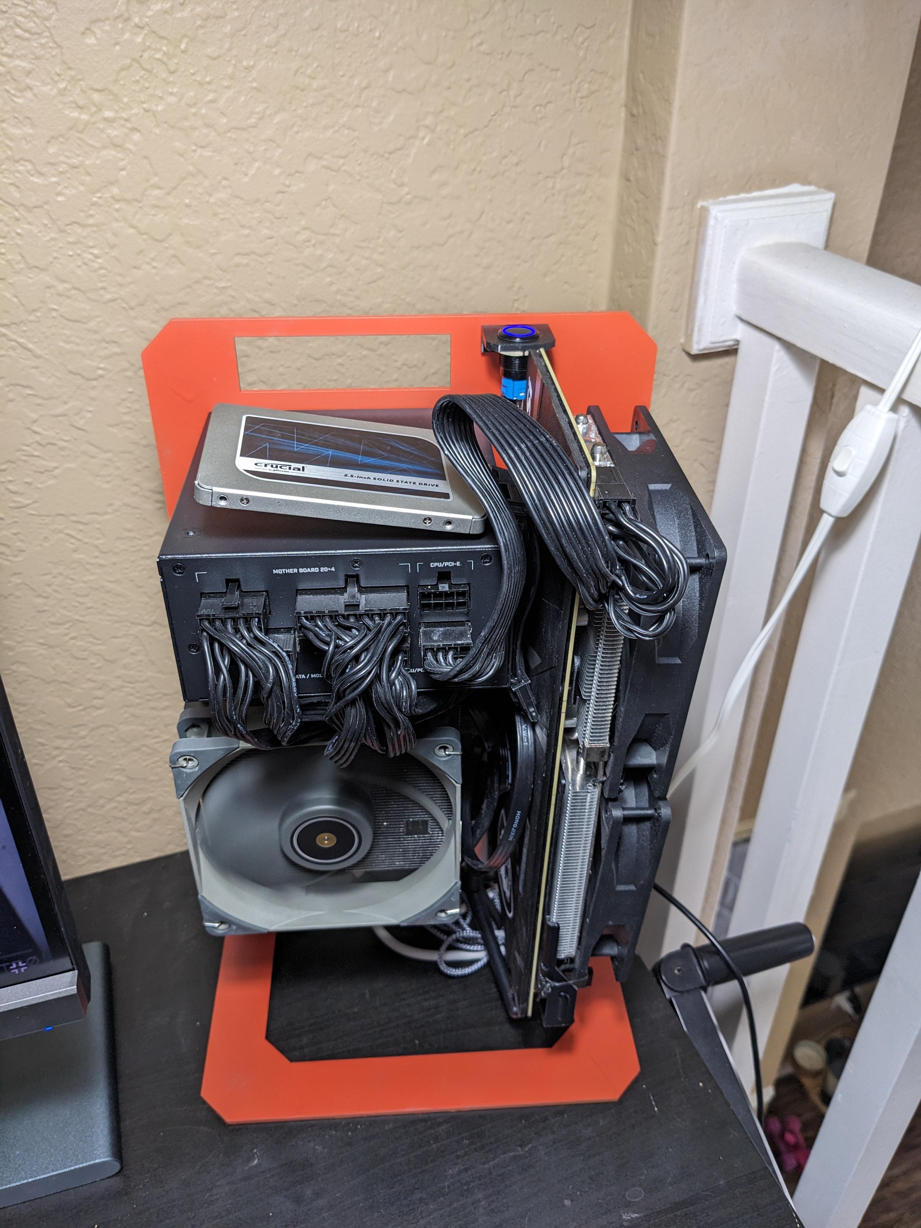 Frankenstein Build in the Elevation Open Case/Frame | Scrolller