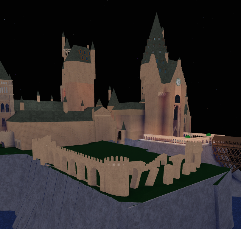 Hogwarts in Build A Boat For Treasure made by me and u/TheUniverseDoge, 4 building plots big ...