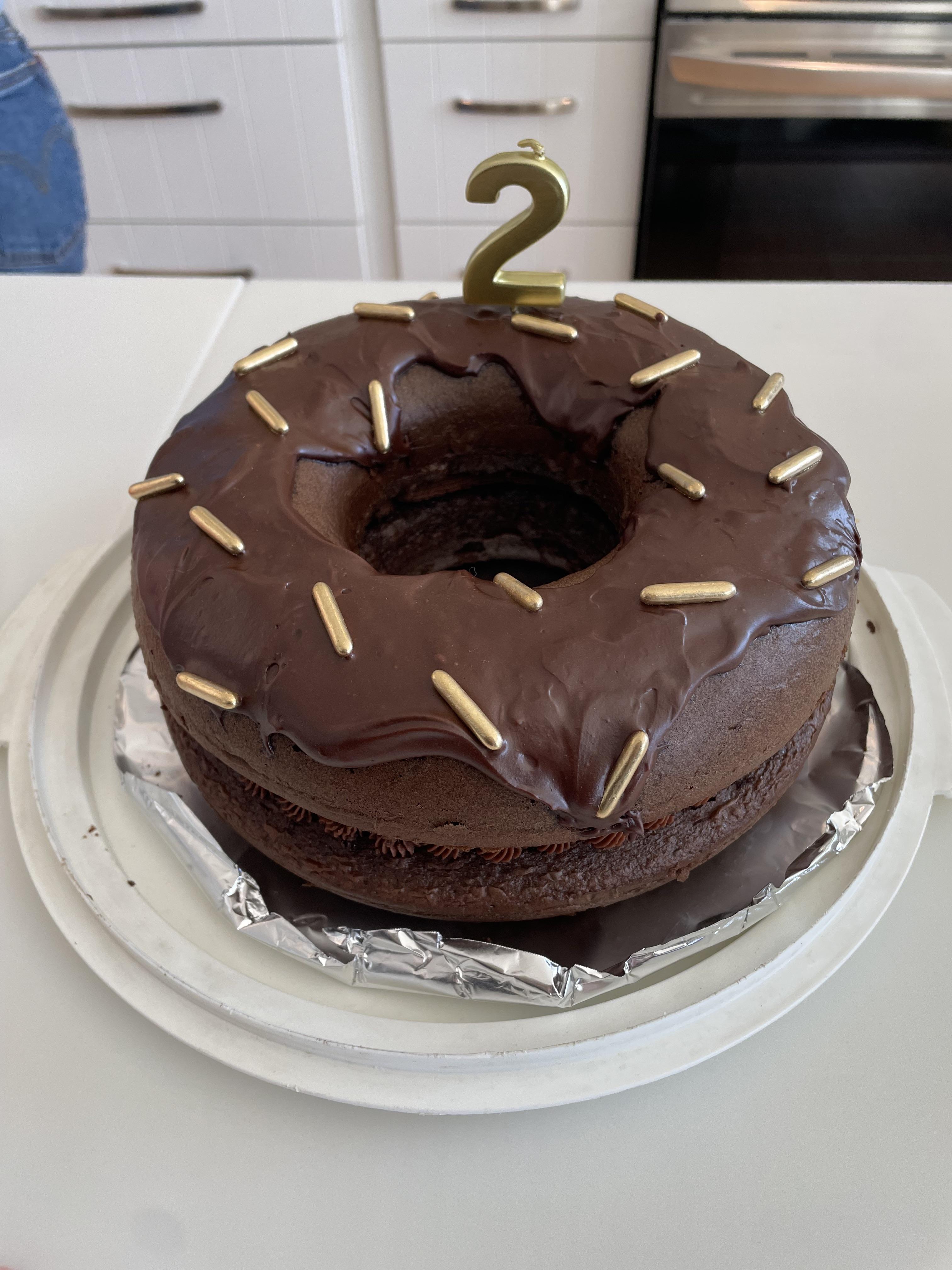 [homemade] donut birthday cakes | Scrolller
