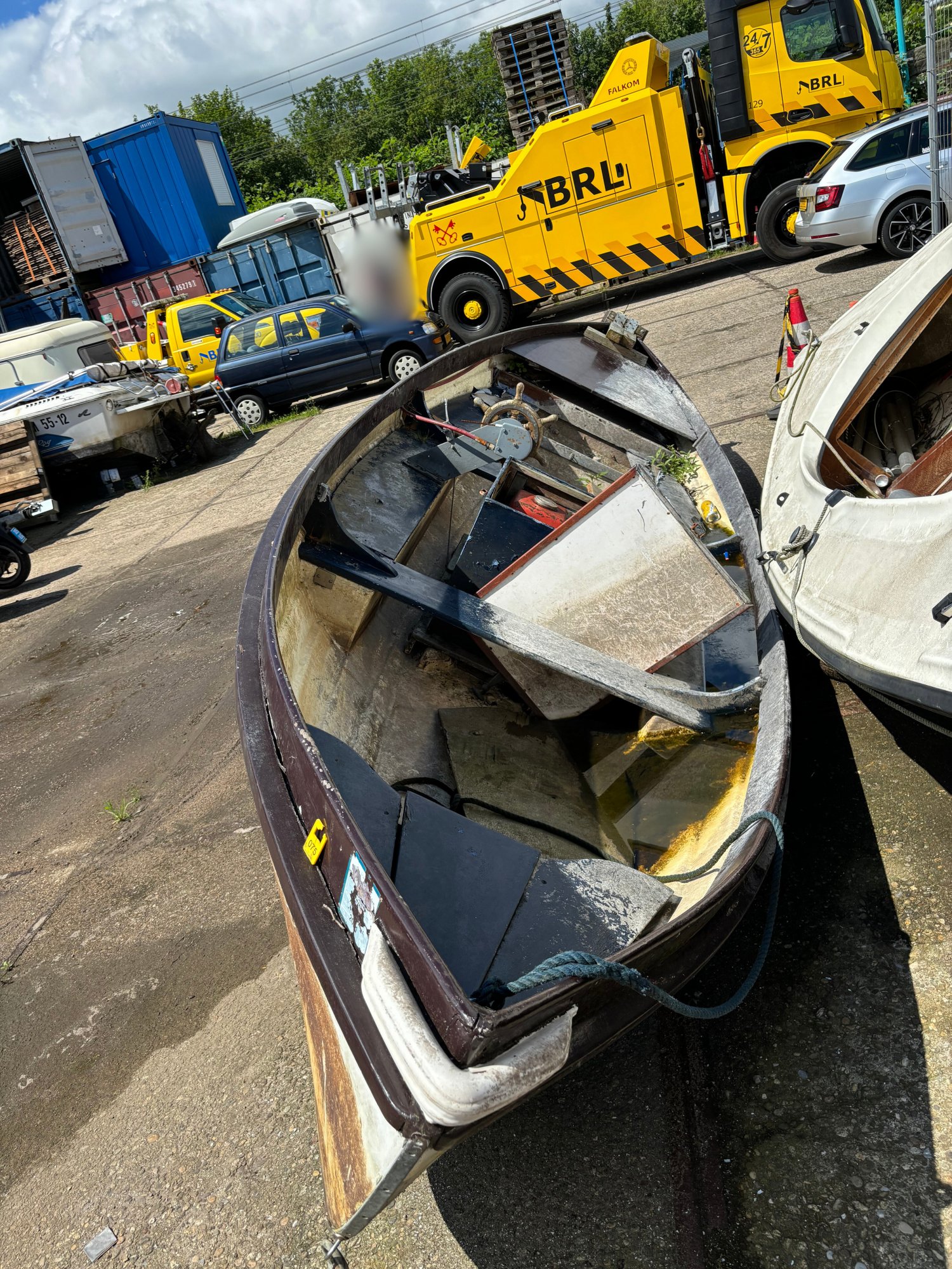 Cheap boat as primary mode of transportation | Scrolller