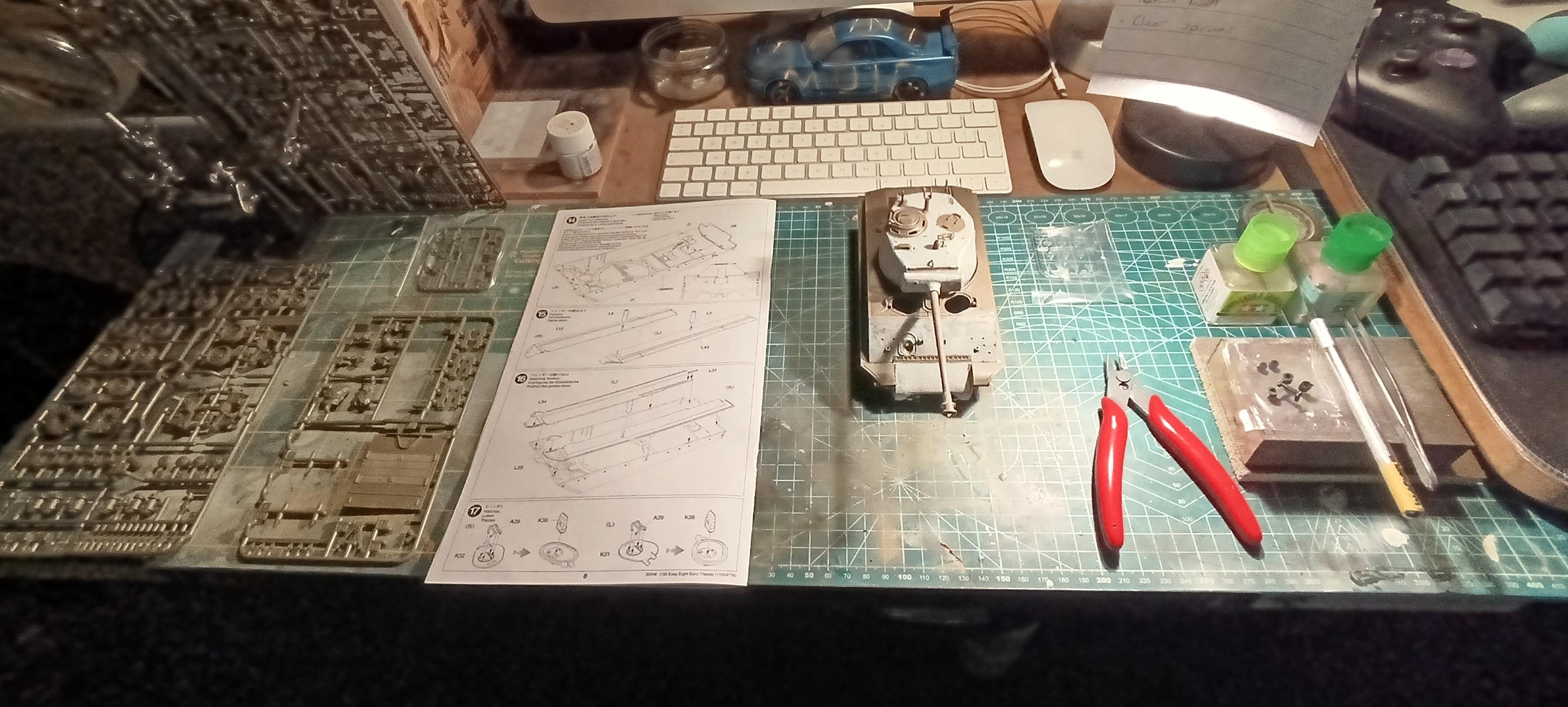 Easy eight Sherman progress - two hours in | Scrolller