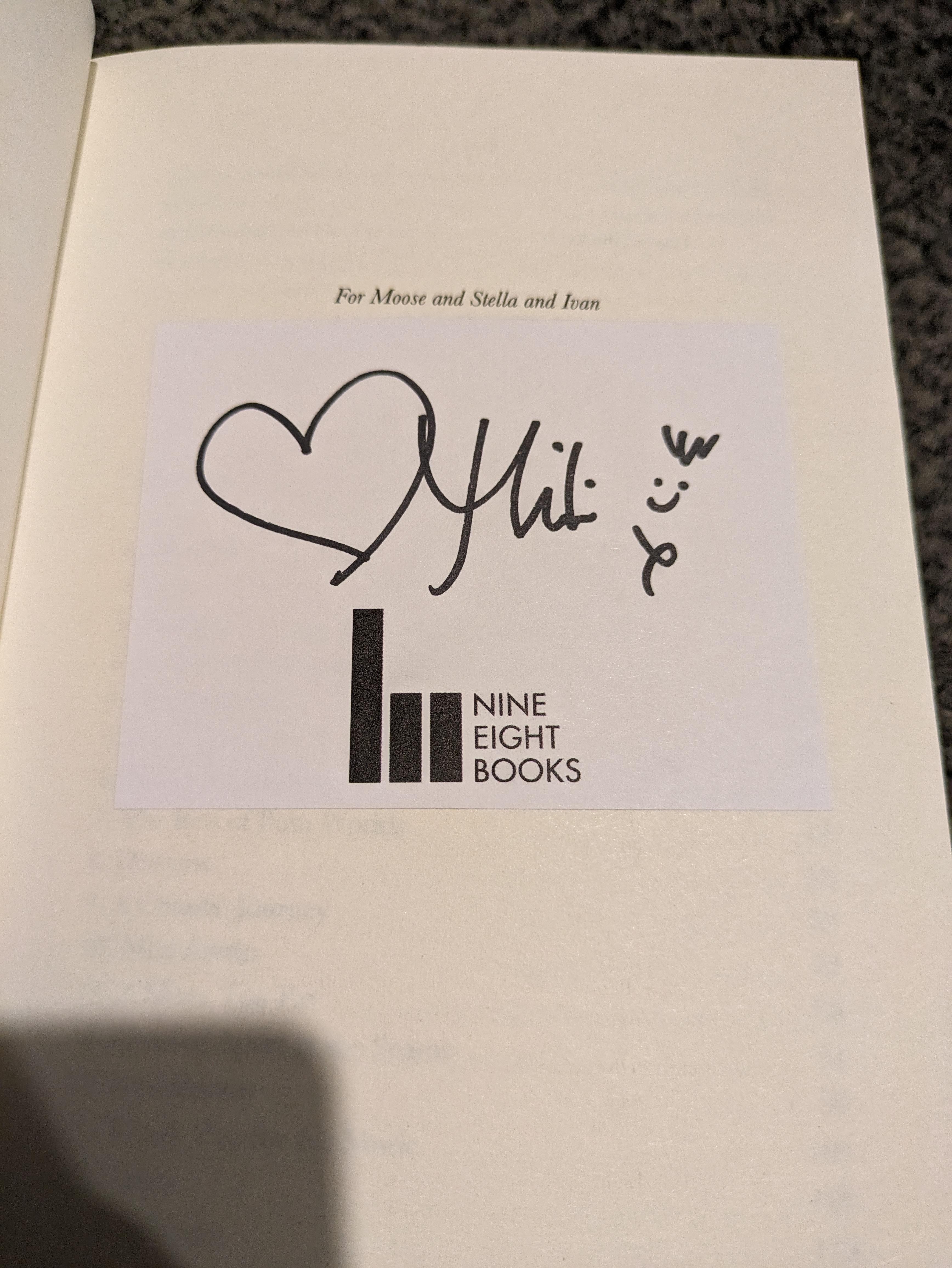 Finally got a copy of Fingers Crossed signed by Miki | Scrolller