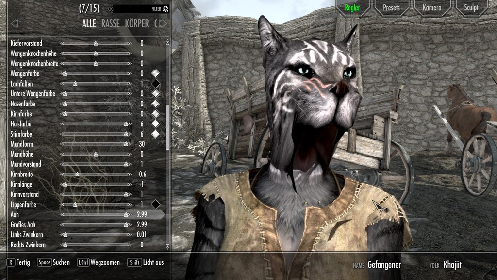 Some of my "Beautiful" Khajiit Characters. | Scrolller