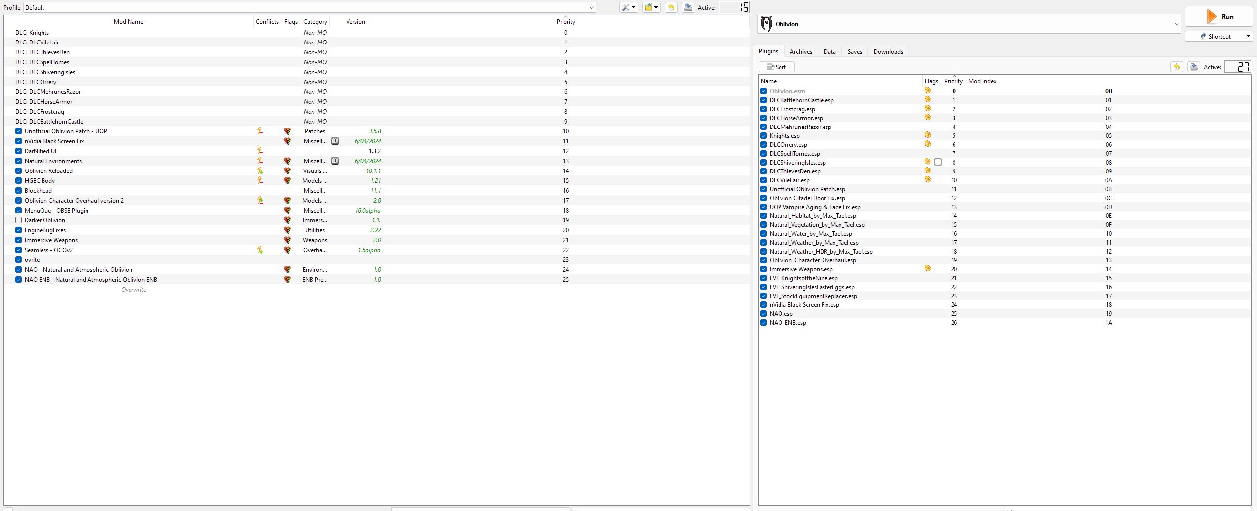NAO ENB too dark | Scrolller