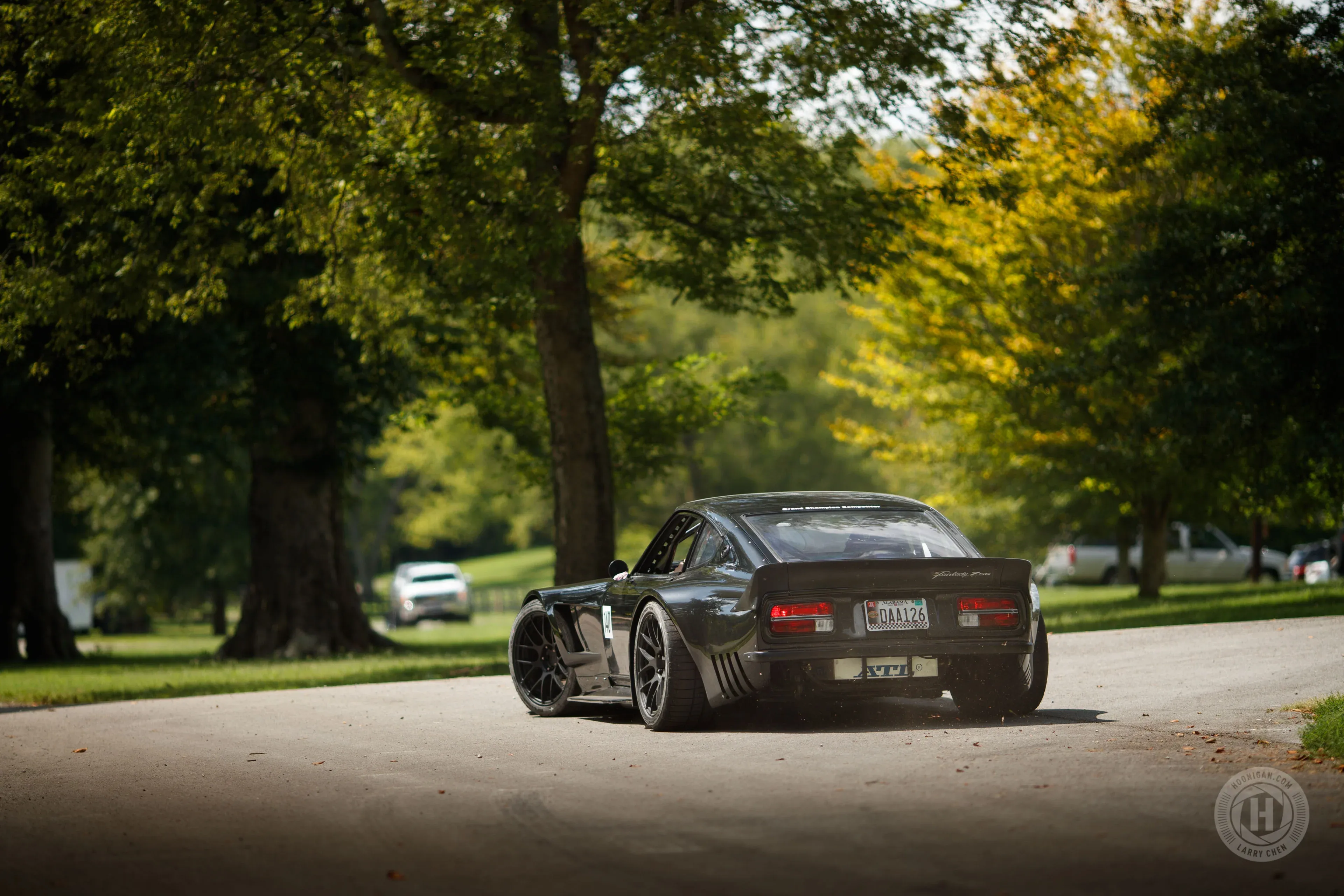 Tyler Powell's V8 swapped 240z with bespoke ultrawide bodykit, dubbed The Fairlady Z06 | Scrolller