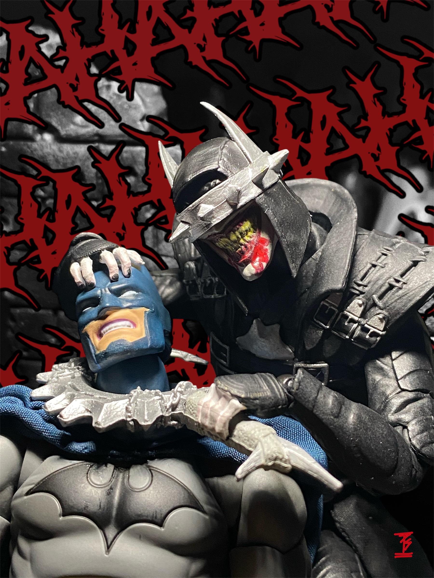 Finished Mafex Batman Who Laughs Custom | Scrolller