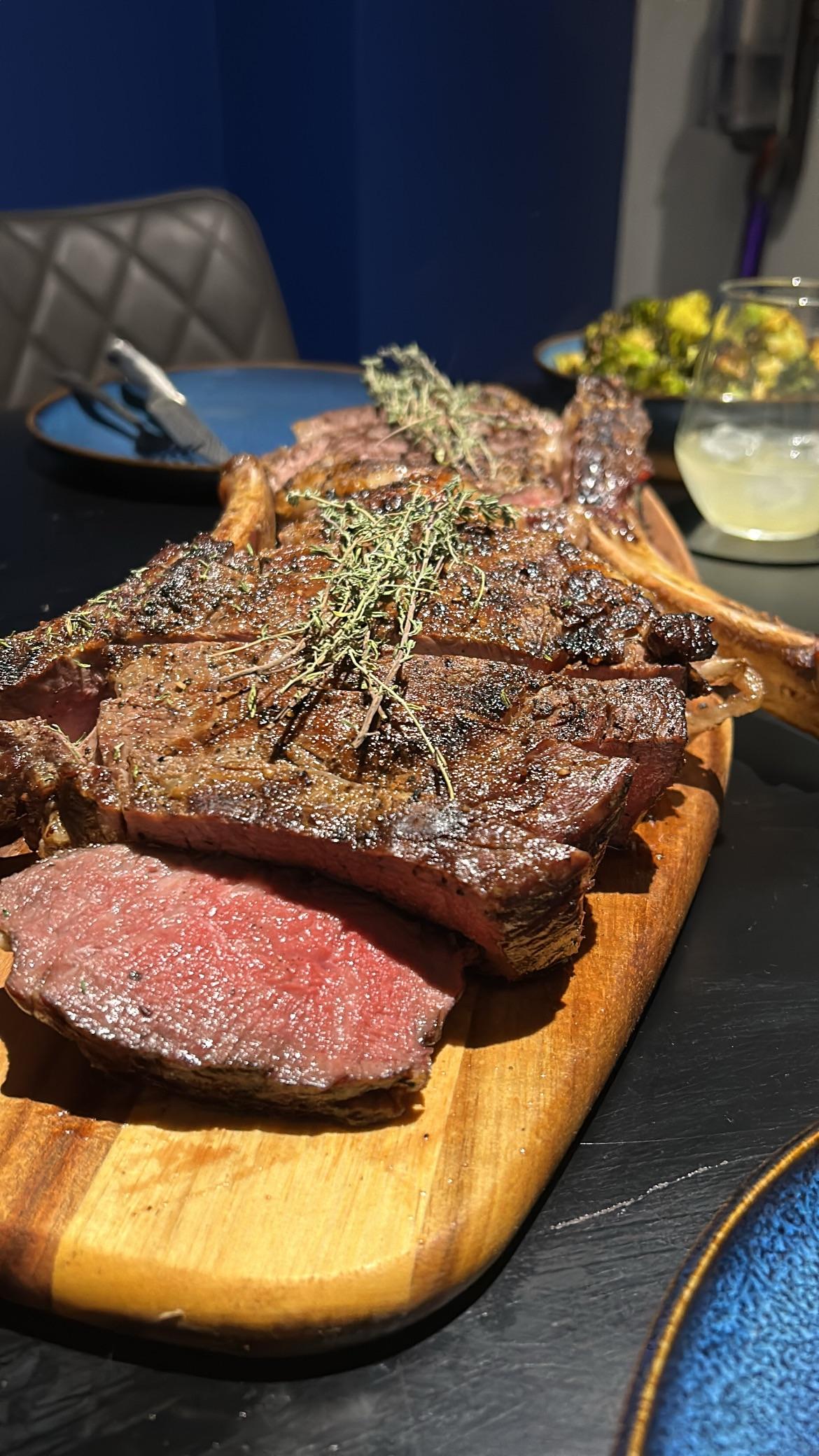 [homemade] angus tomahawk steaks | Scrolller