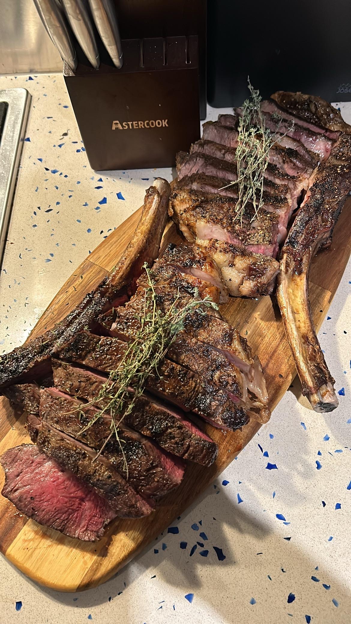 [homemade] angus tomahawk steaks | Scrolller