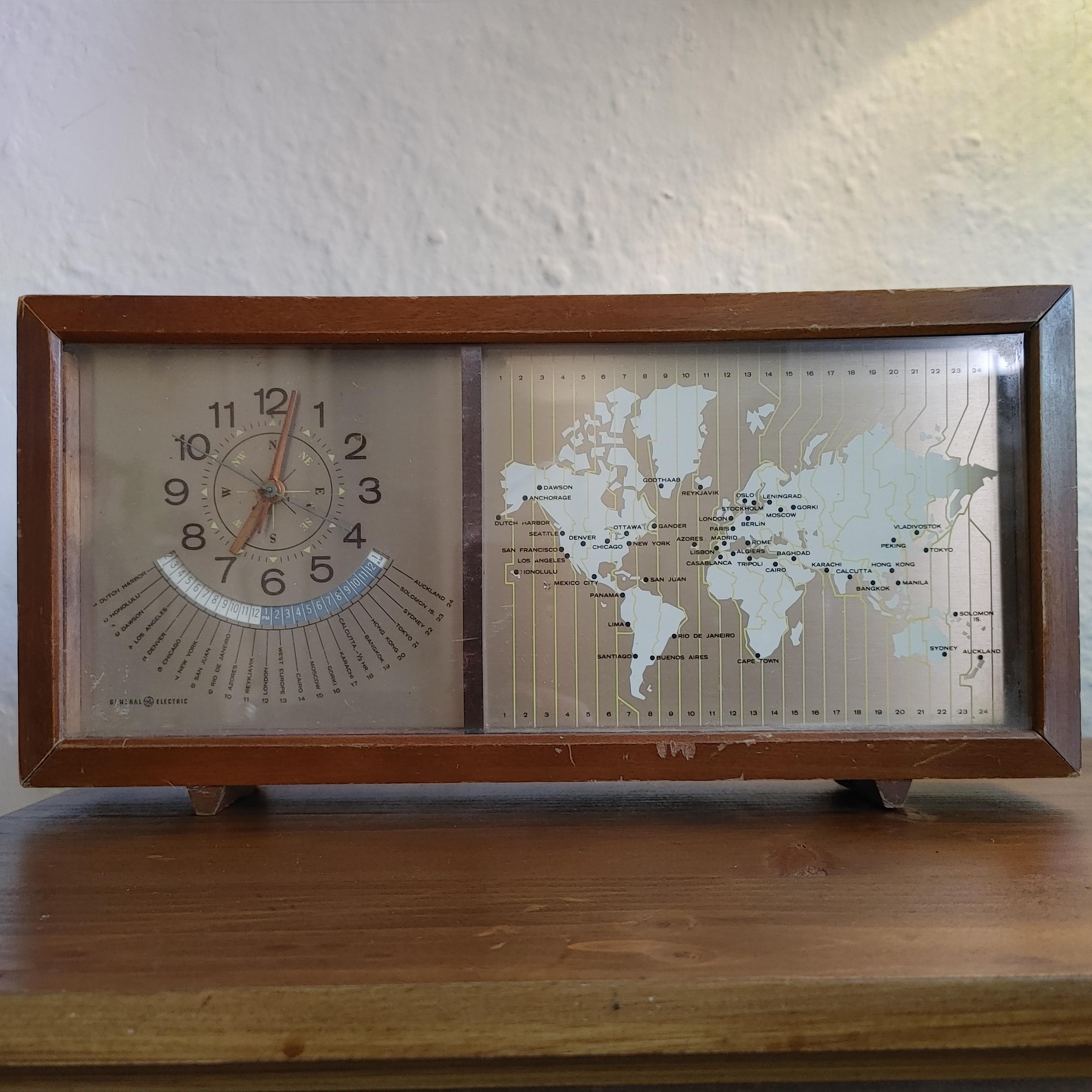 Analog timezones clock, GE | Scrolller