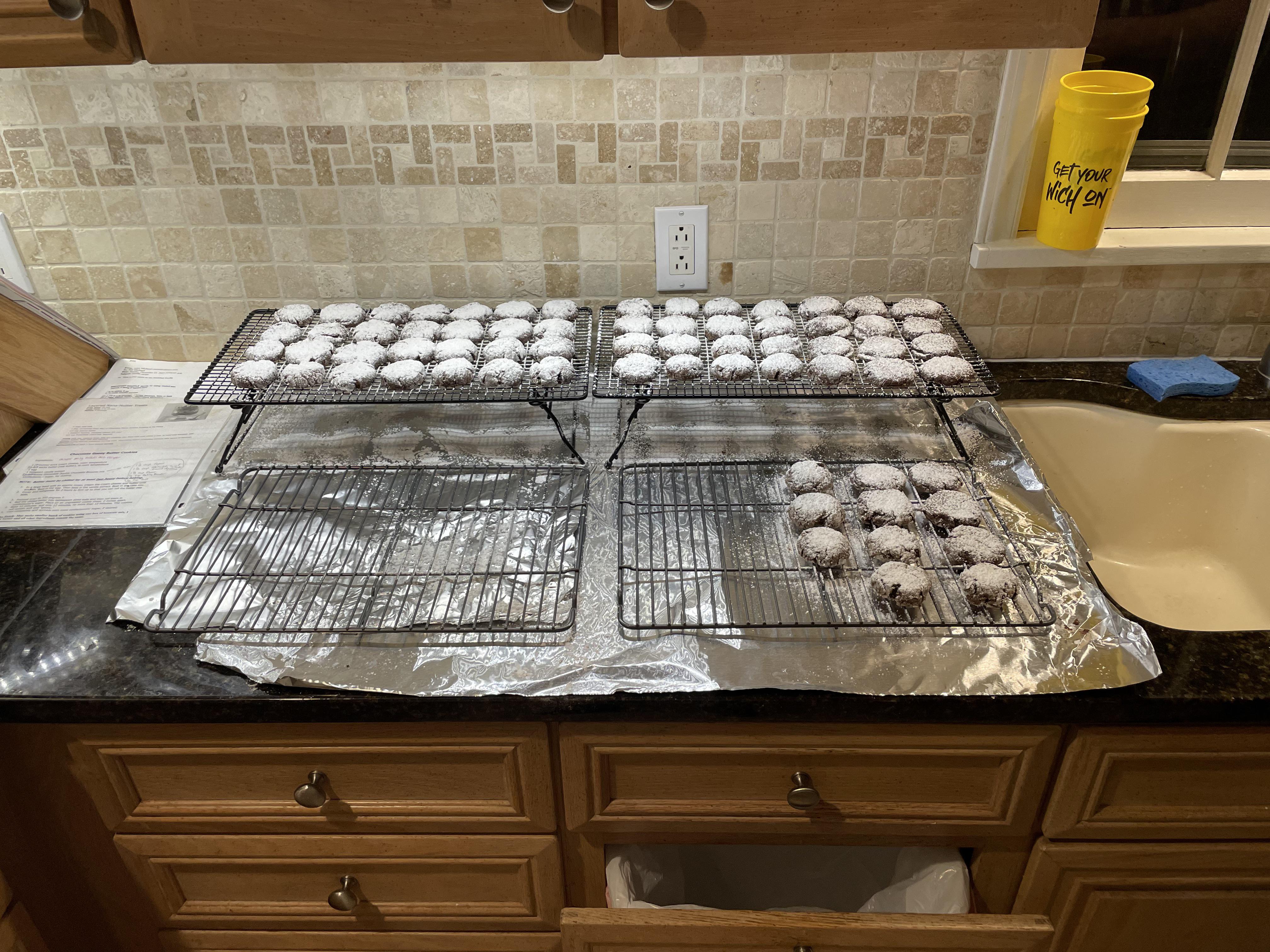 [Homemade] Chocolate Gooey Butter Cookies | Scrolller