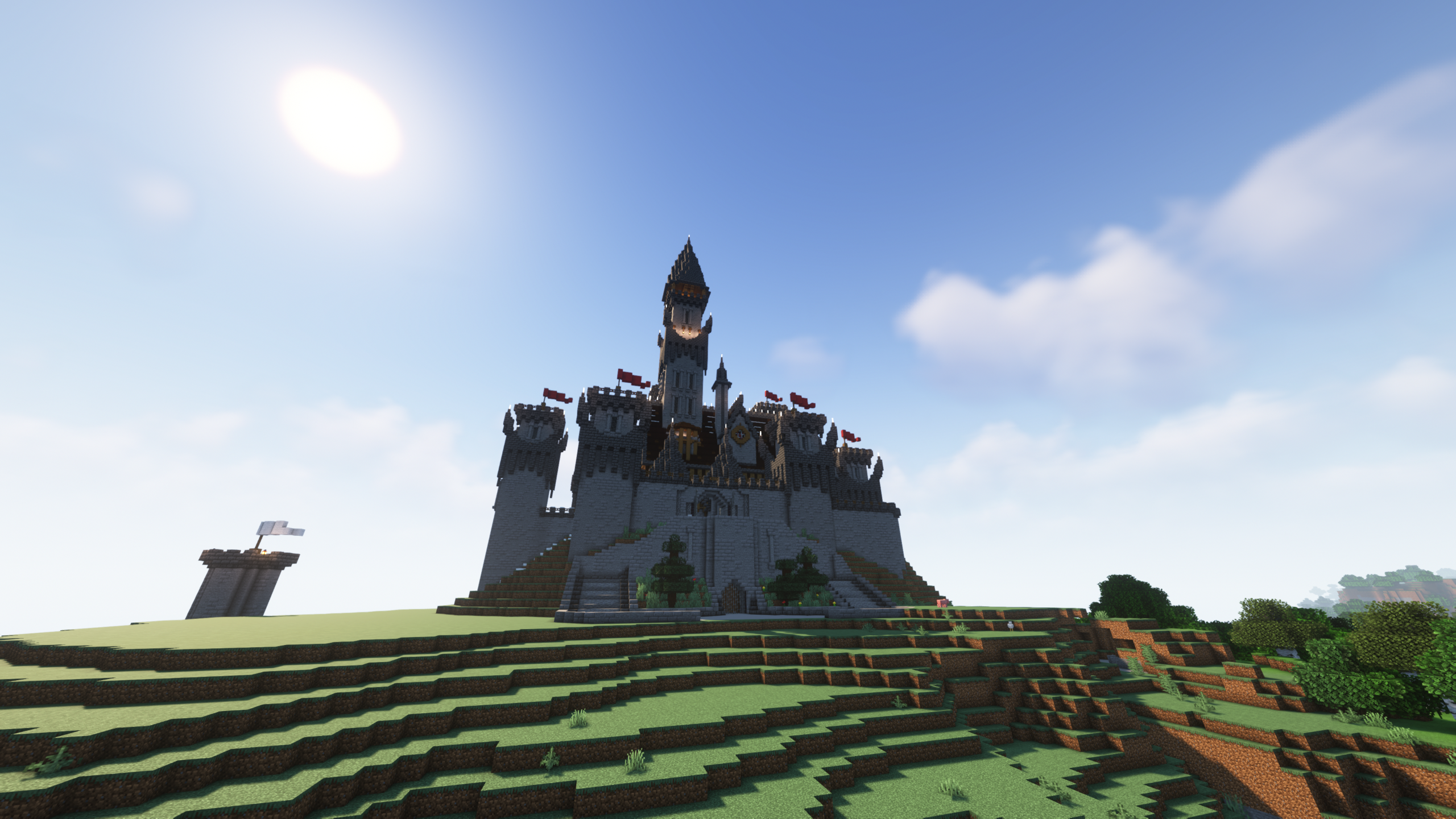 My survival castle project! Not finished yet... | Scrolller