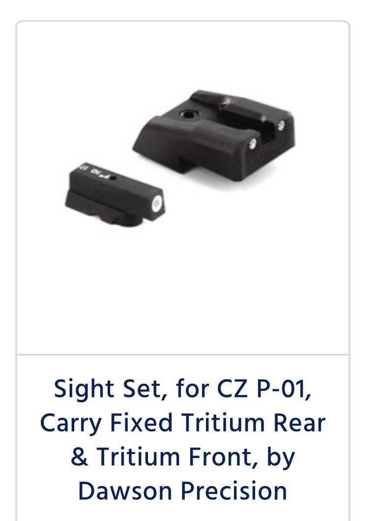 Which sights to put on my edc P01? | Scrolller