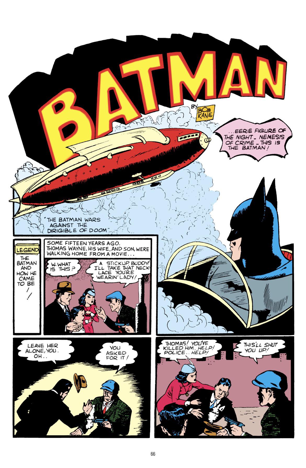 [Comic Excerpt] Batman’s original origin story (Detective Comics #33) | Scrolller