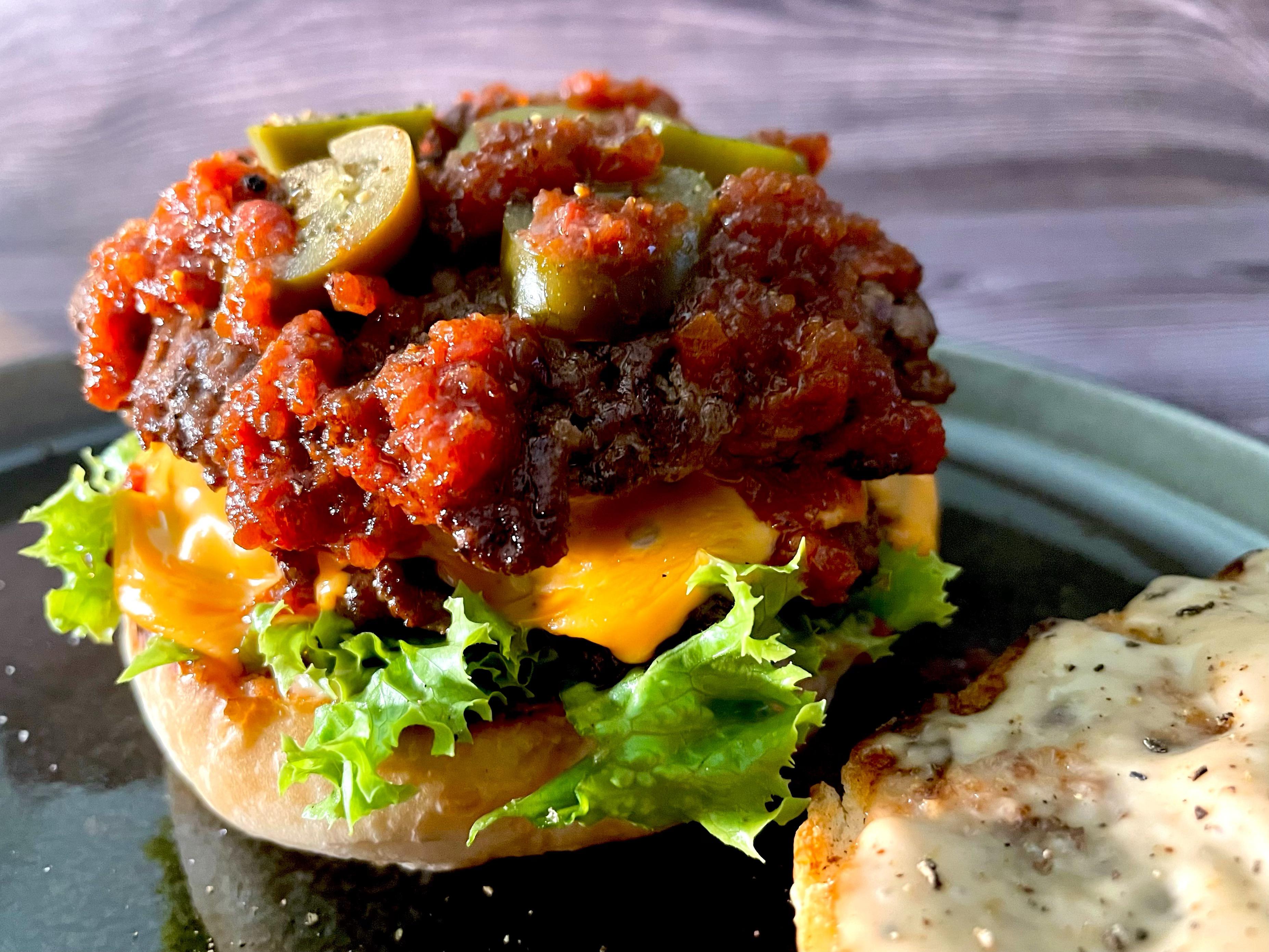Discover more like Burgers: Double smash double chilli cheeseburger and ...
