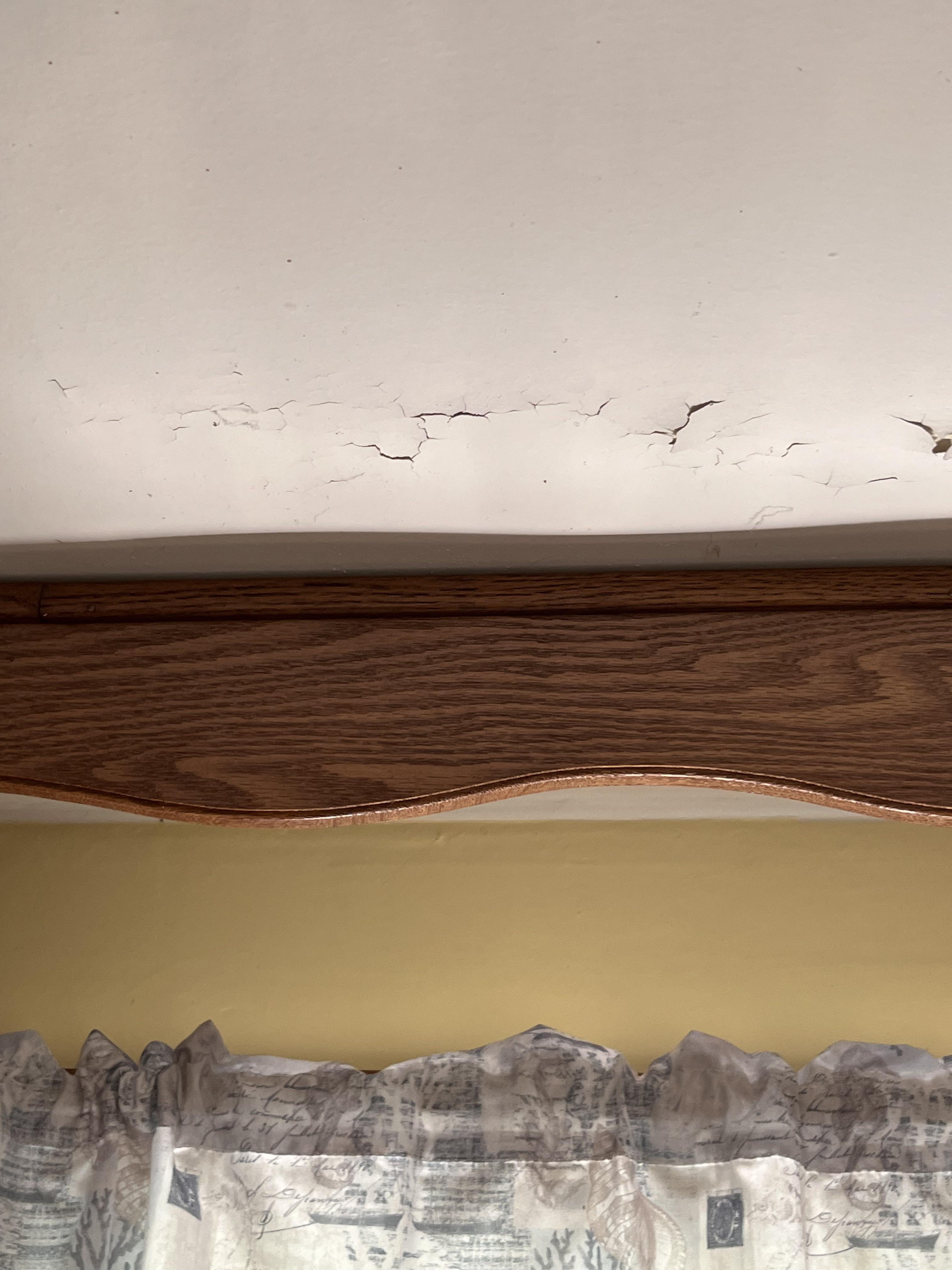 Best way to address paint chips on ceiling? | Scrolller