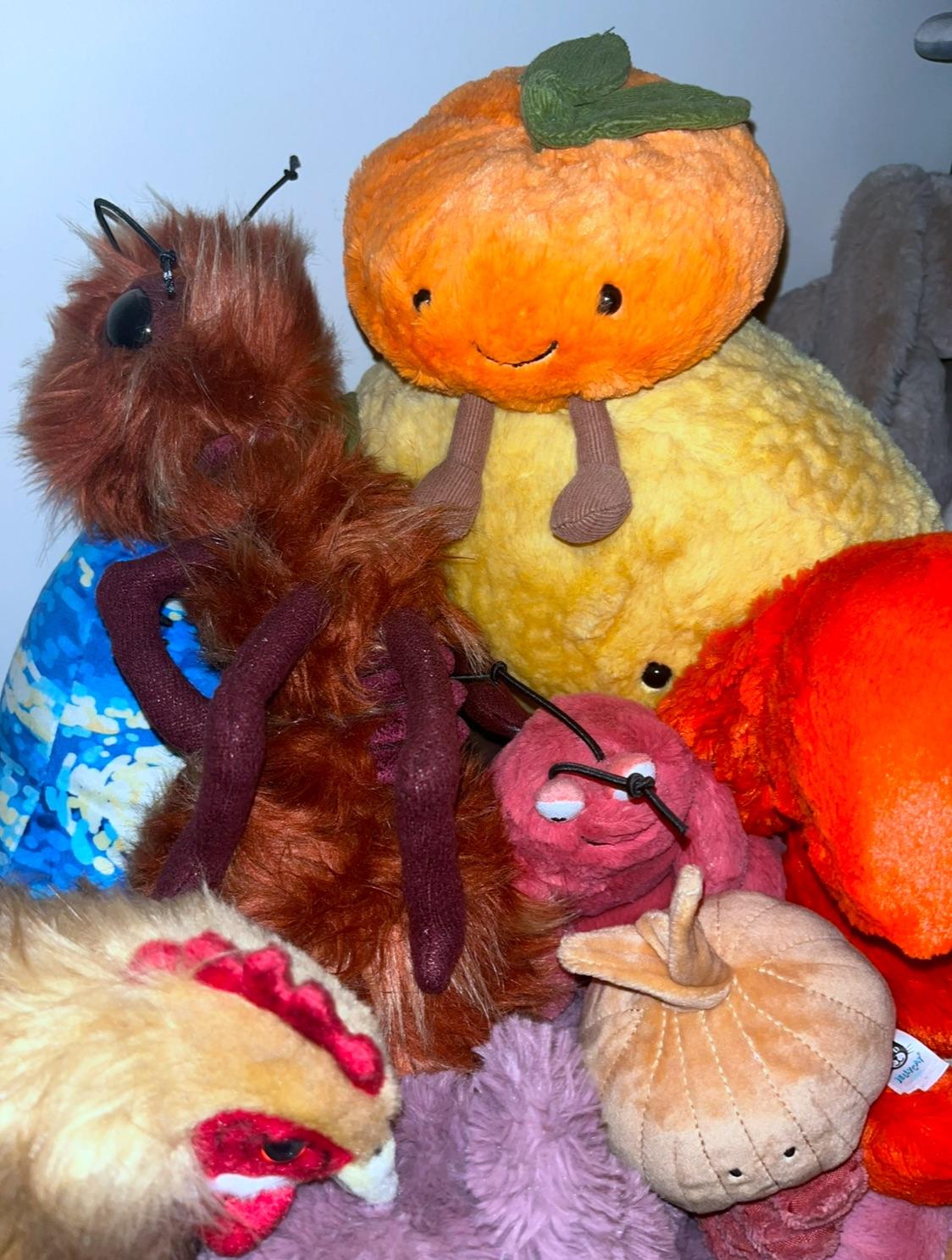 Just some Jellycats in the garden and some of my Plushies Pile! | Scrolller